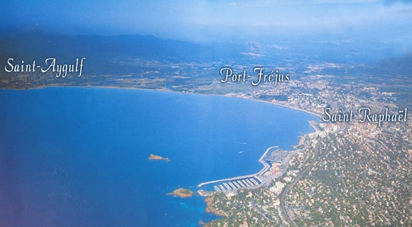 Frejus Karte - Frankreich