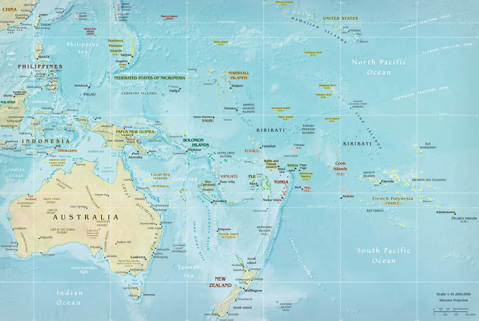 Französisch Polynesien Karte - Französisch Polynesien