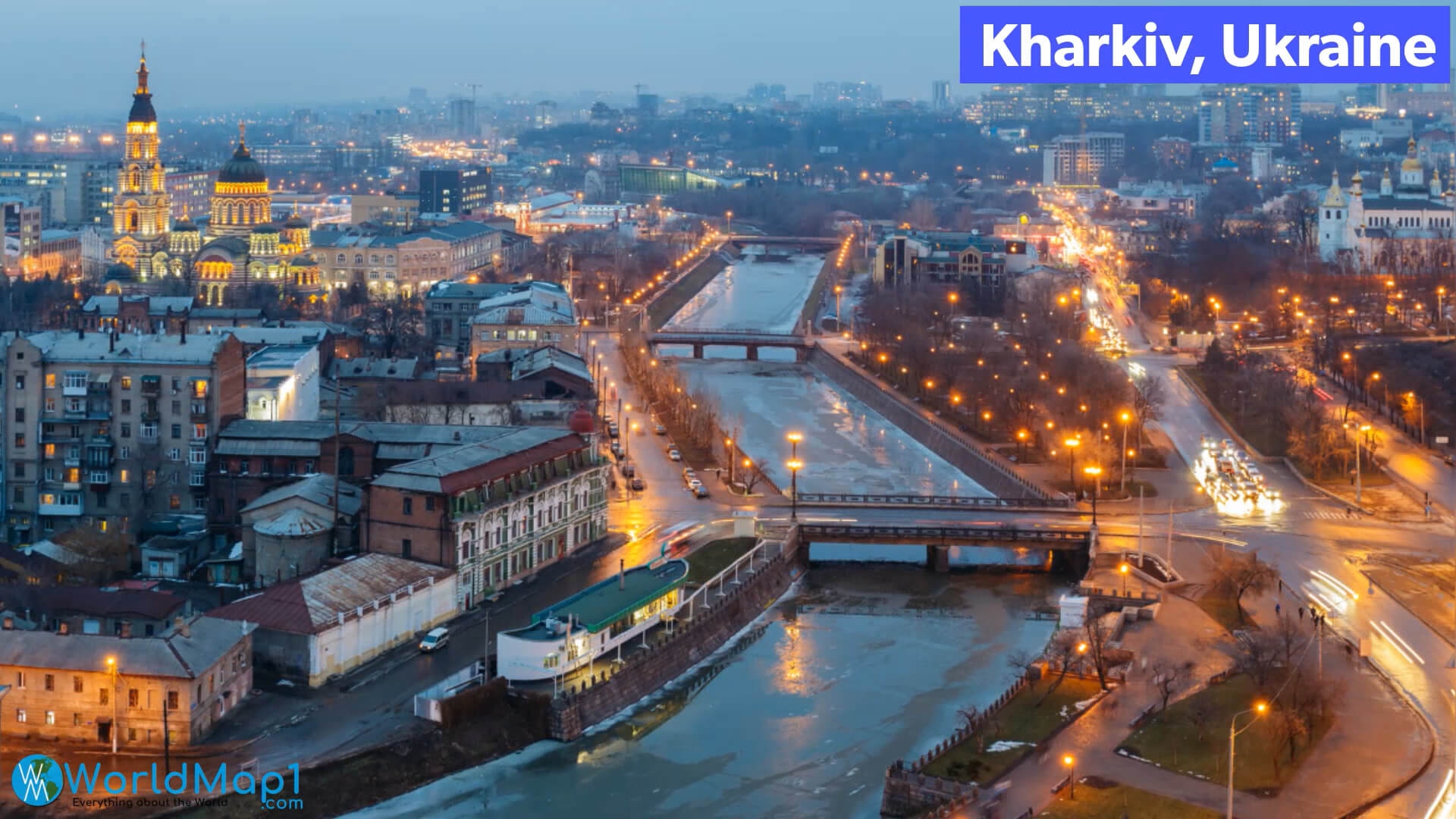 Kharkiv Karte - Ukraine