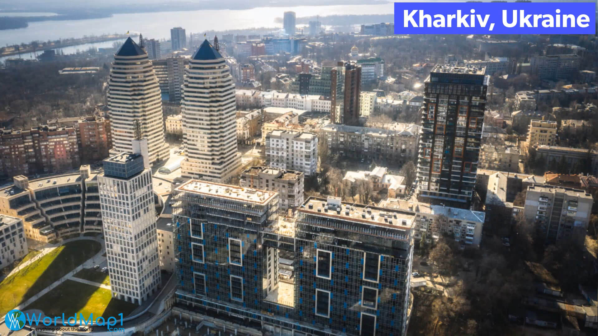 Kharkiv Karte - Ukraine