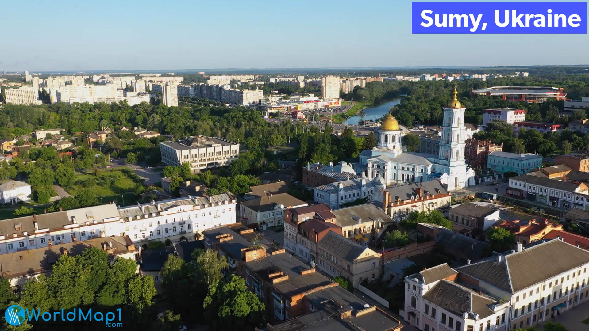 Sumy Karte - Ukraine